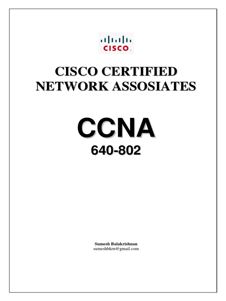 Ccna 1 | PDF | Network Topology | Transmission Control Protocol