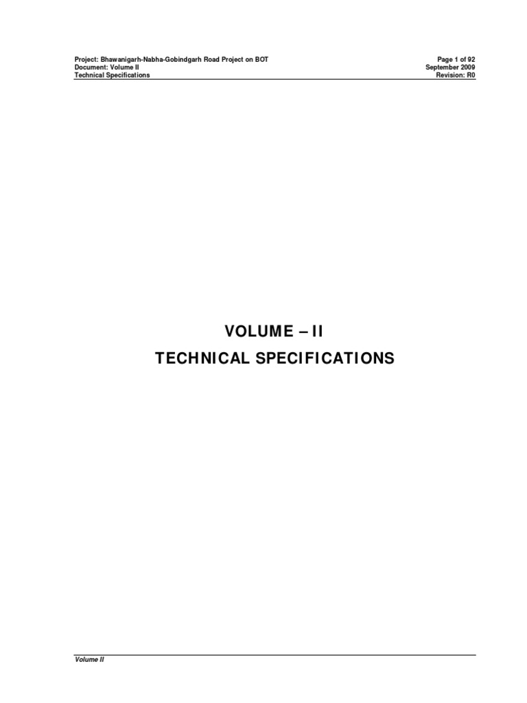 MoRTH 4th Revision | PDF | Specification (Technical Standard ...