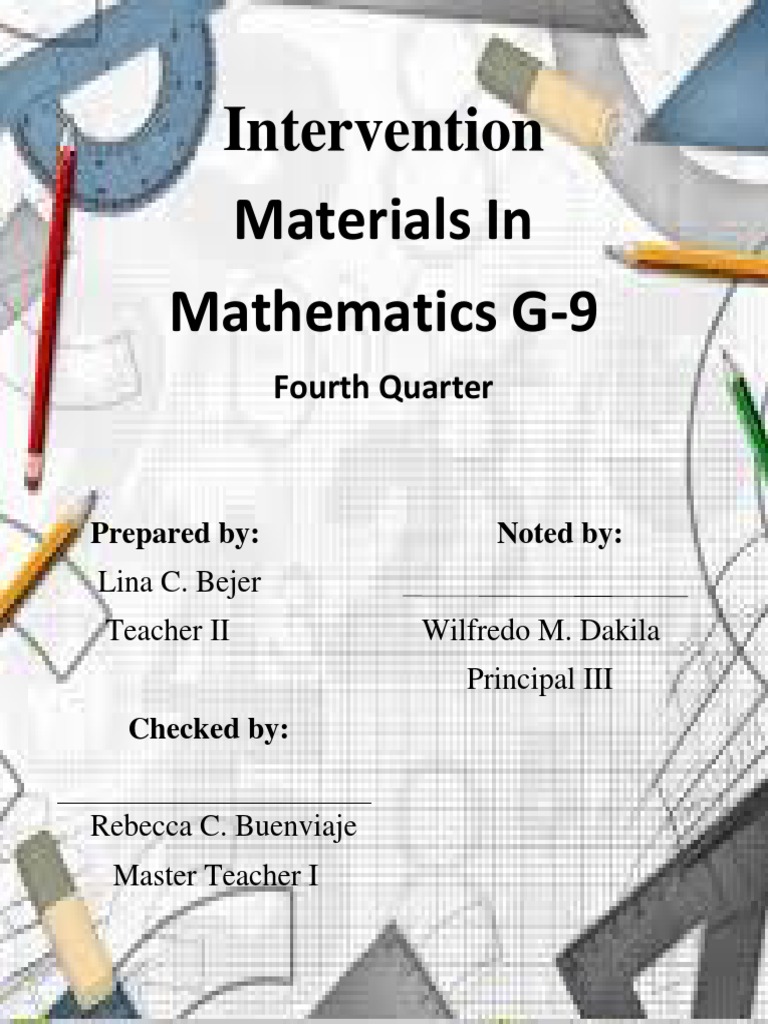 Intervention Materials in Mathematics G | PDF | Trigonometric Functions ...
