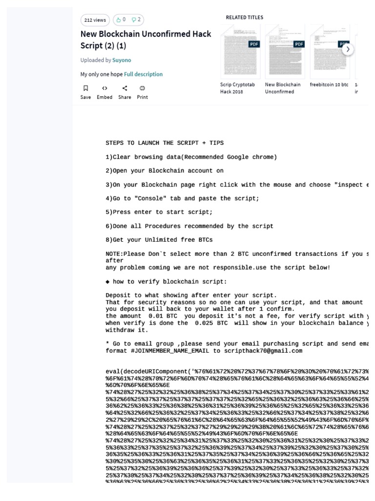 BTC Hack | PDF | Bitcoin | World Wide Web