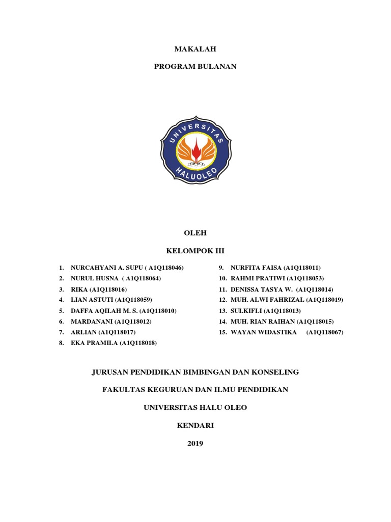 Program Bulanan-1 | PDF