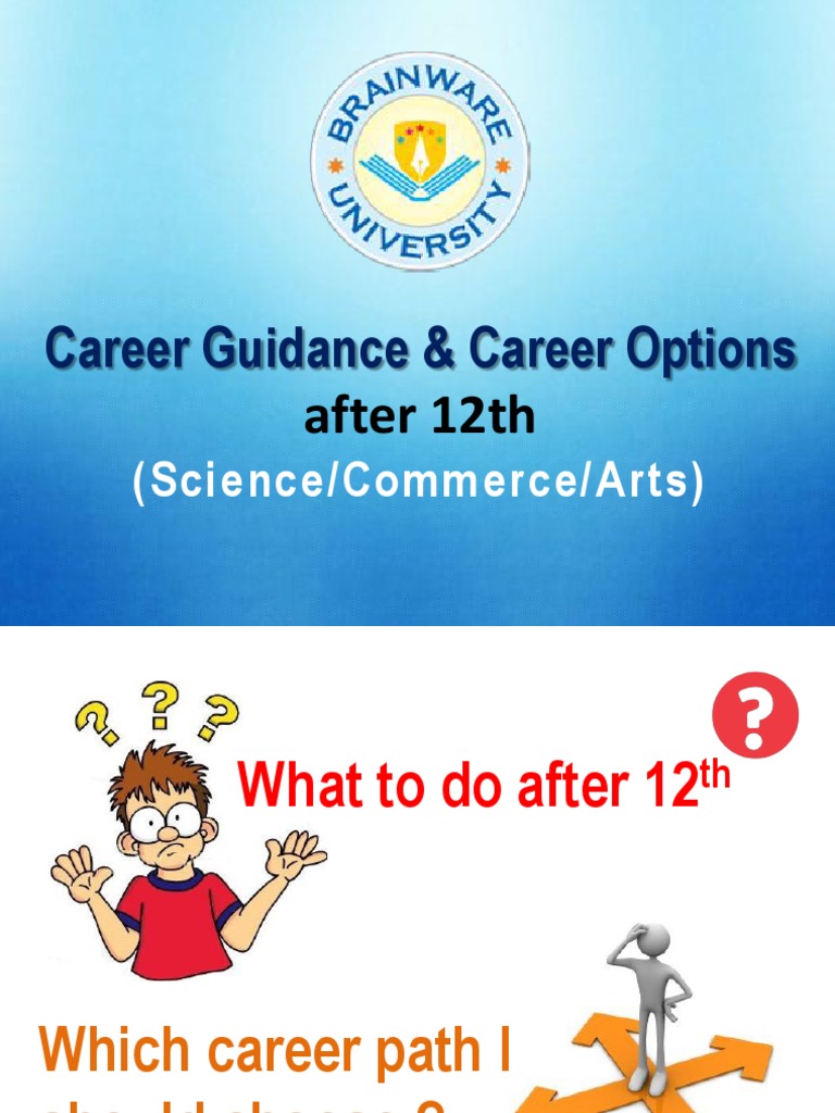 Career Guidance & Career Options For Students | PDF | Bachelor Of Arts ...