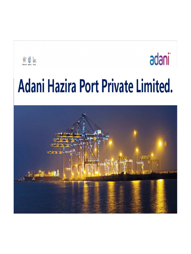 Hazira - Port - Profile (2 | PDF | Shipping | Transport