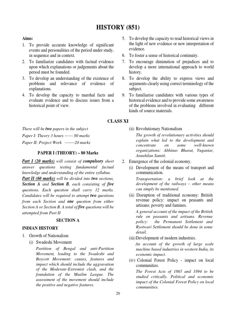 ISC History | PDF | Partition Of India | Cold War