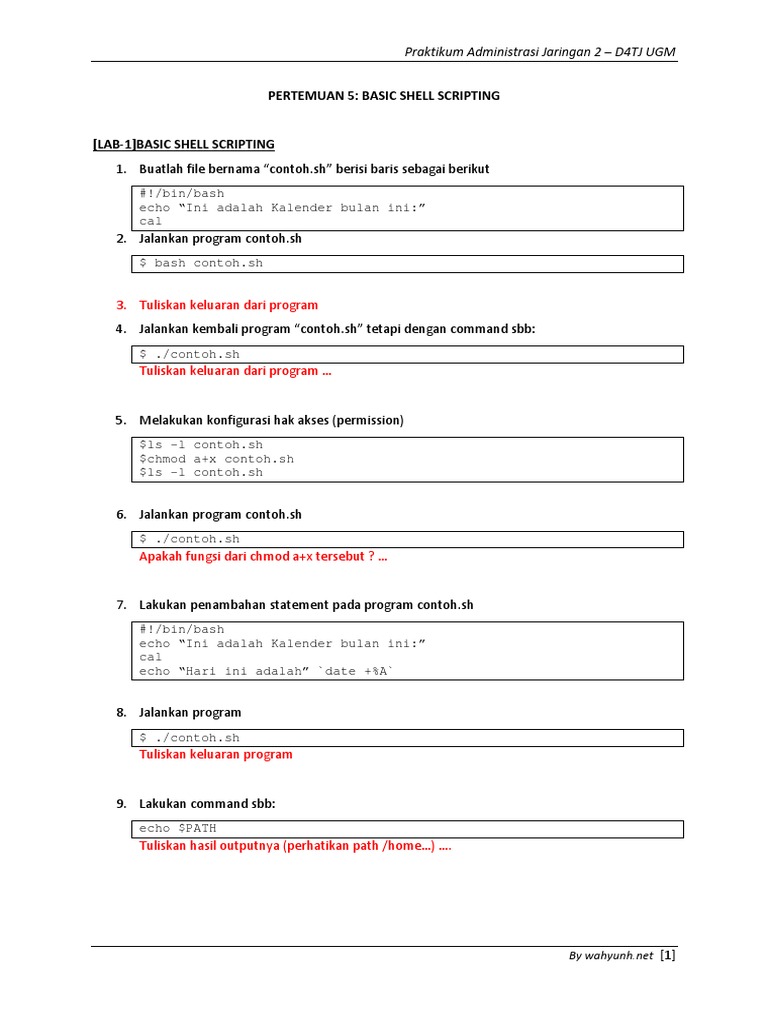 Basic Scripting | PDF