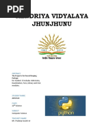 Class 12 Ip Project | PDF | Python (Programming Language) | Comma Separated Values