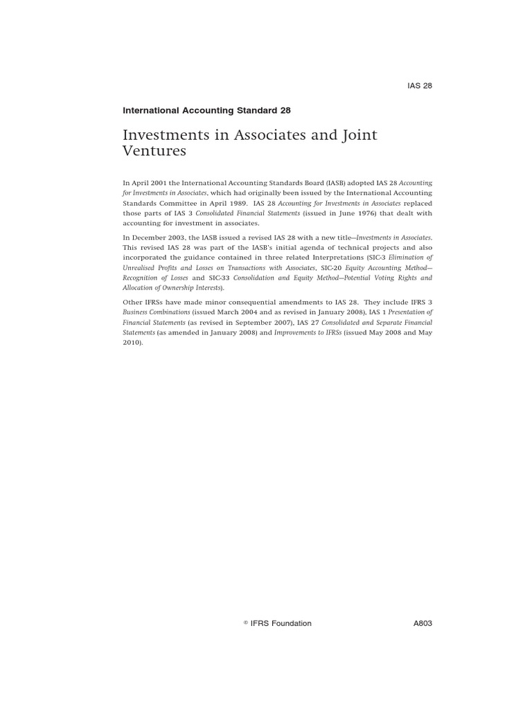 Ias - 28 PDF | Download Free PDF | International Financial Reporting ...