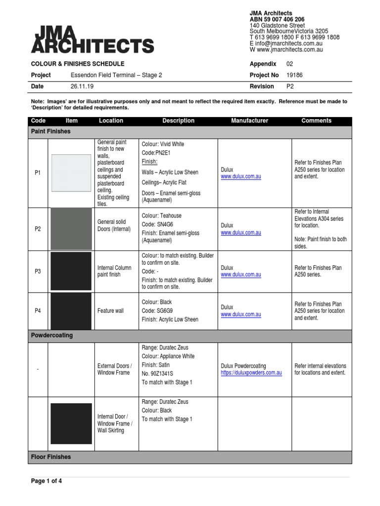 Architectural Schedules PDF | PDF | Upholstery | Door