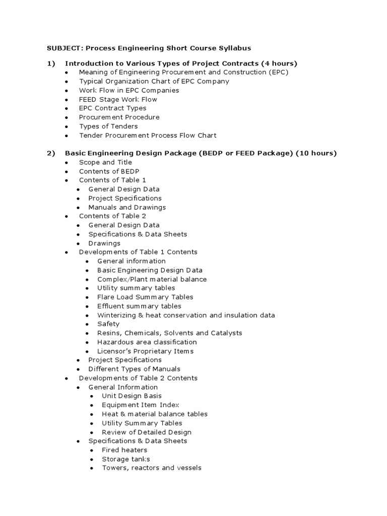 Process Engineering Short Course | Download Free PDF | Heat Exchanger ...