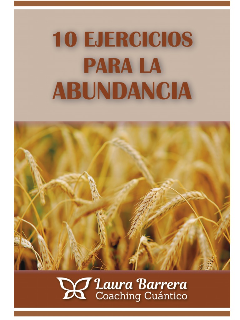 10 Ejercicios Para La Abundancia Lb Pdf Vida Universo