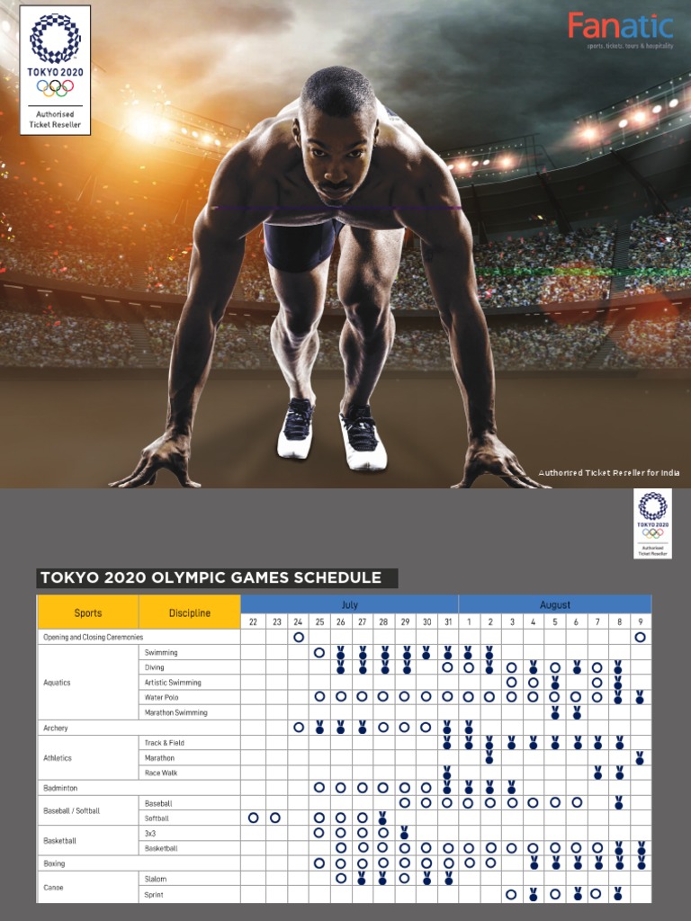 Tokyo 2020 Olympics Packages | PDF | International Sports Competitions ...