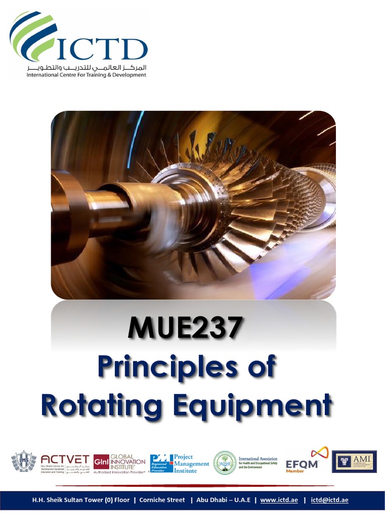 Principles of Rotating | PDF | Pump | Bearing (Mechanical)