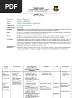 Exemplar and Activity Sheet in ESP 9 (2ND QUARTER) | PDF | Wellness ...