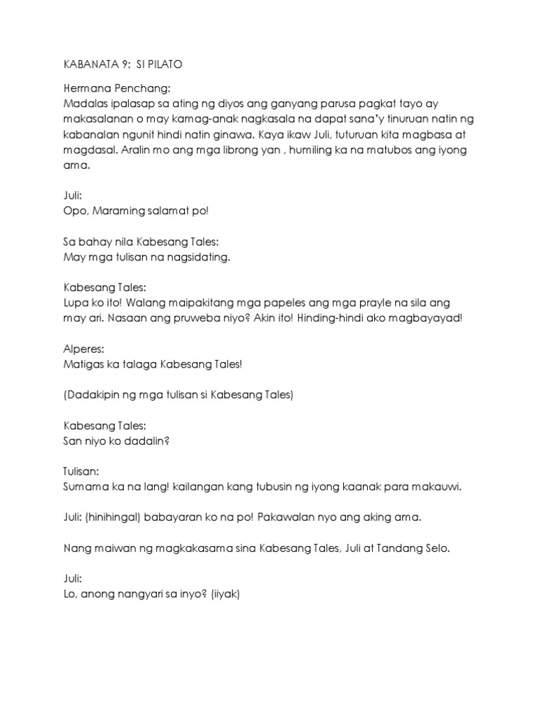 Kabanata 9 Kabanata 10 | PDF