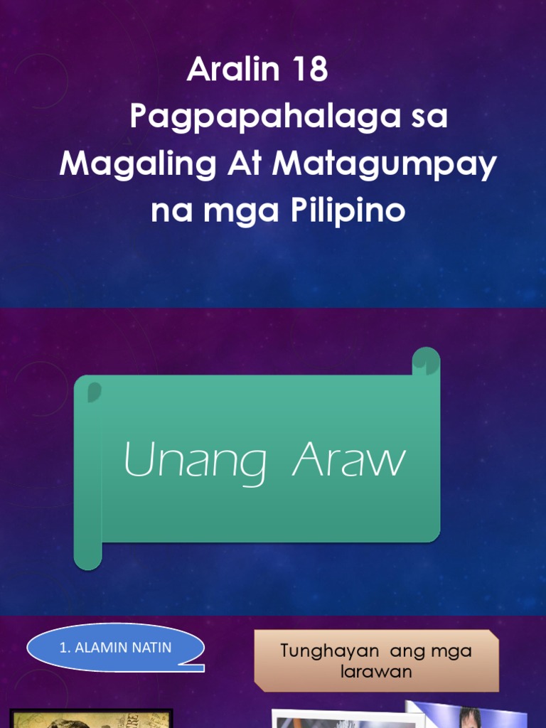 EsP QUARTER 2 WEEK 8 DAY 1-5 (ARALIN 18) | PDF