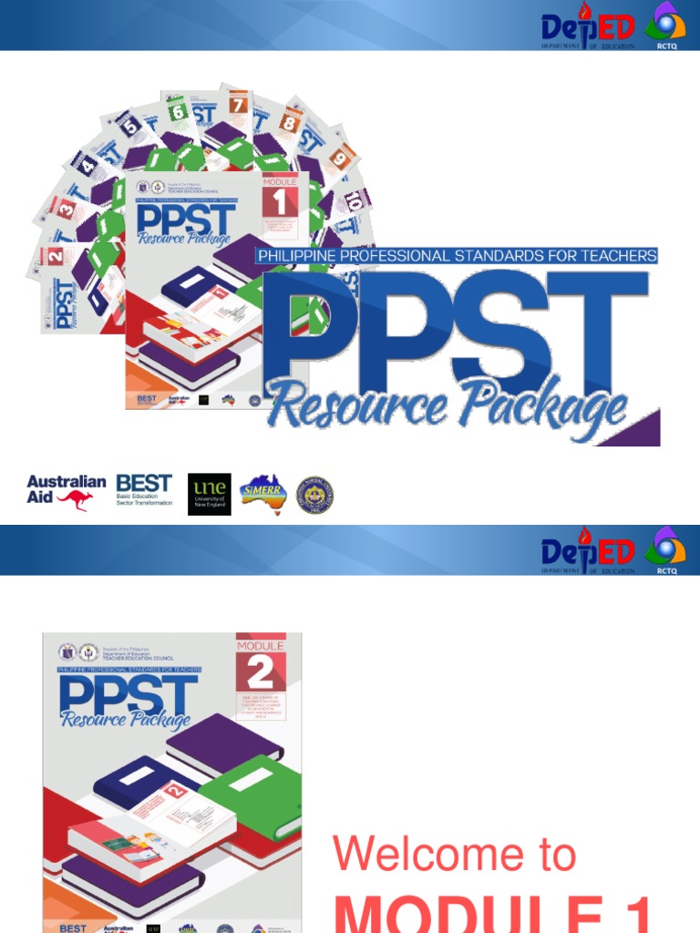 PPST Resource Package Module 1 Walkthrough | PDF | Curriculum | Teachers