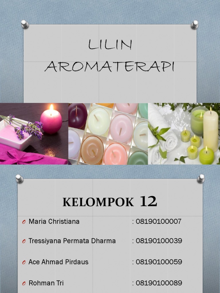 LILIN AROMATERAPI | PDF | Kesehatan Holistik