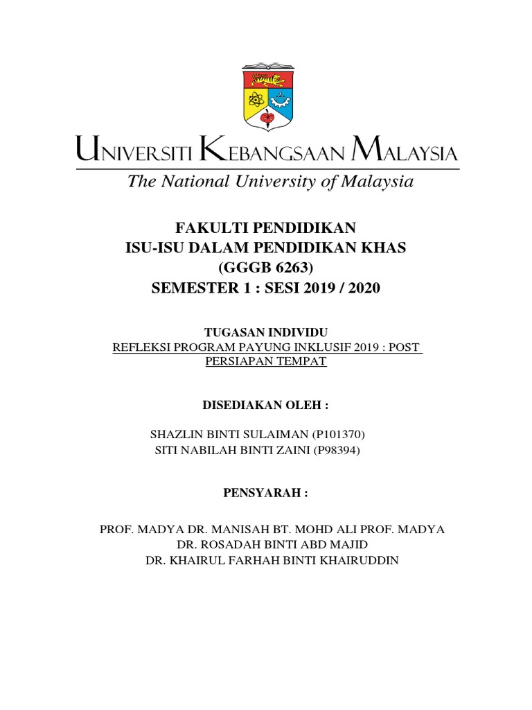 Contoh Refleksi Program | PDF