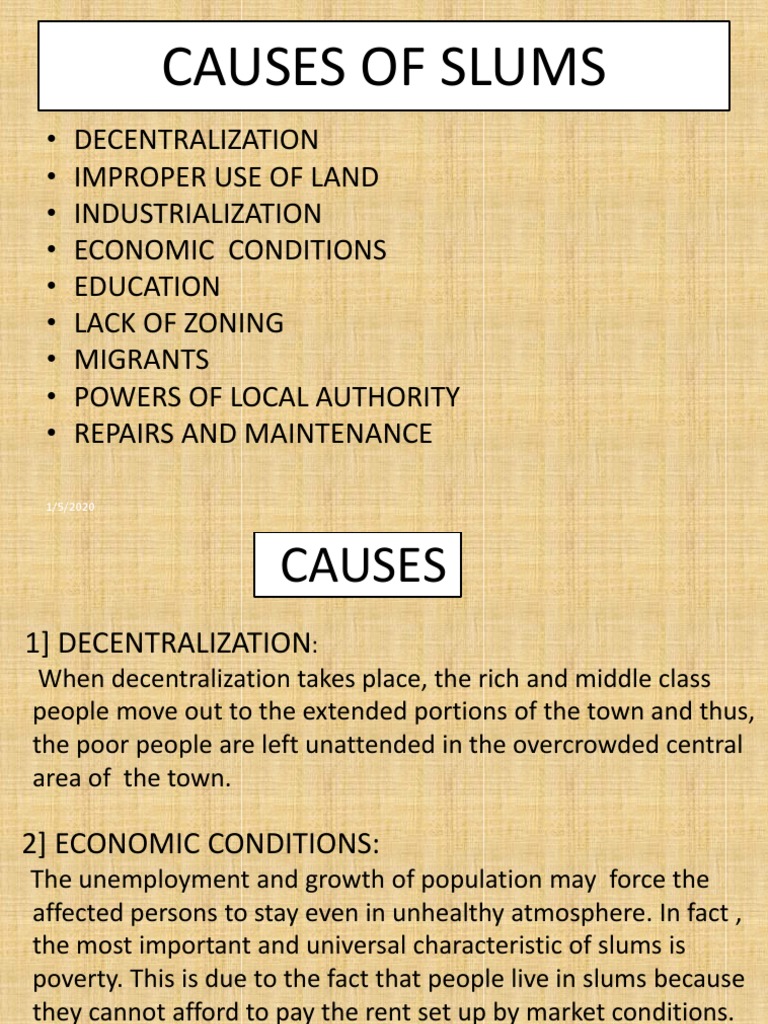 Slums | PDF | Slum | Poverty