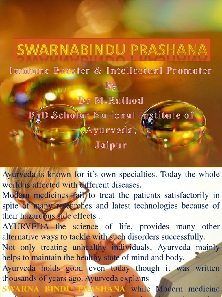 Swarnaprashana PDF | PDF | Ayurveda | Allergen
