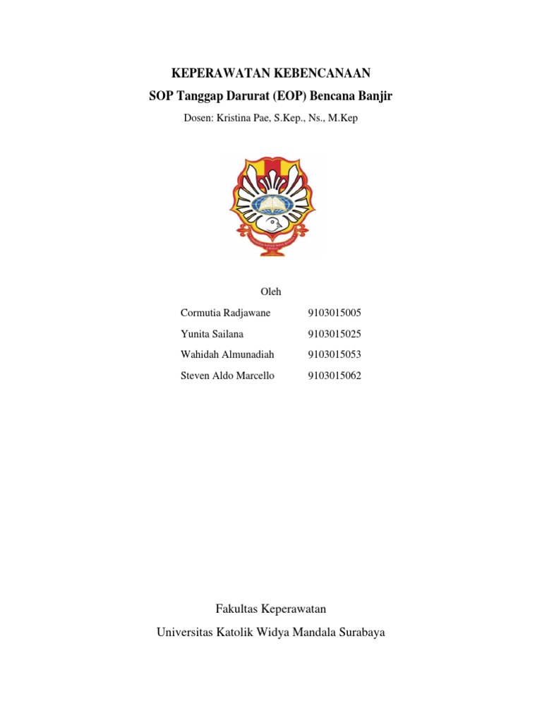 EOP Banjir | PDF