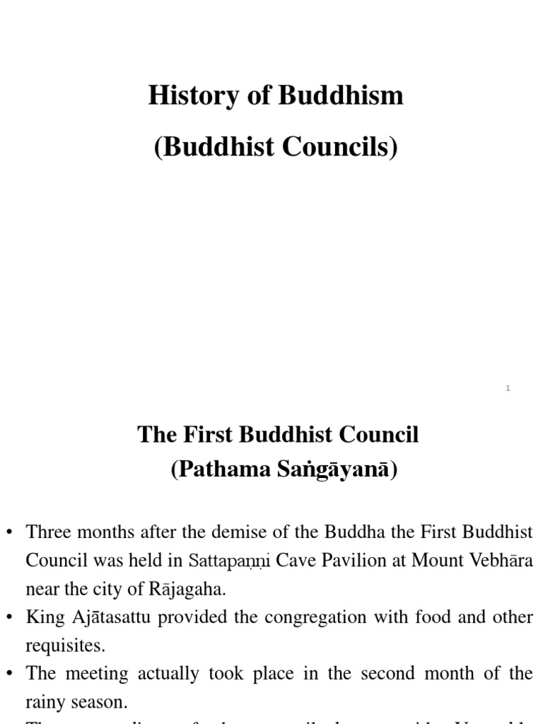 4 Buddhist Councils | PDF | Indian Philosophy | Religious Behaviour And ...
