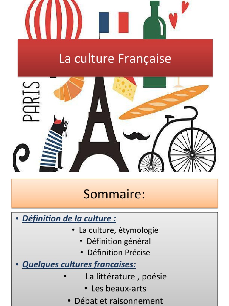La Culture Française | PDF | Poésie | France