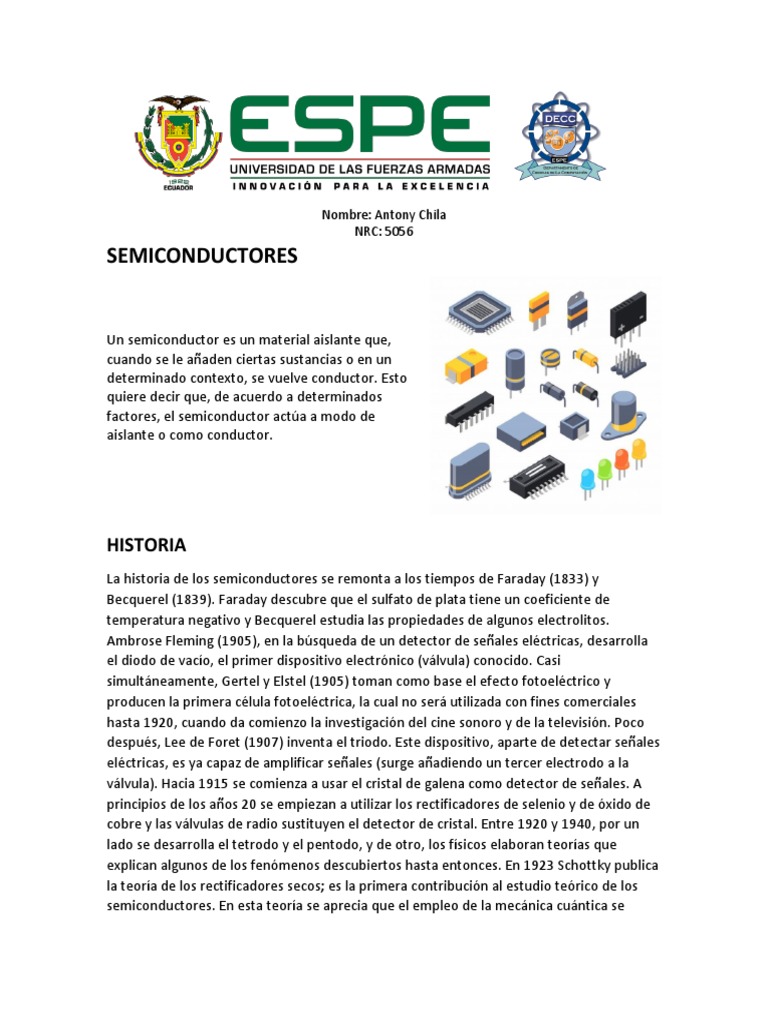Semiconductores | PDF | Semiconductores | Dopaje (semiconductor)