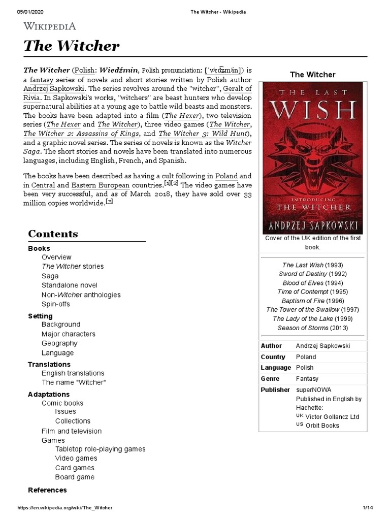 The Witcher | PDF | Leisure