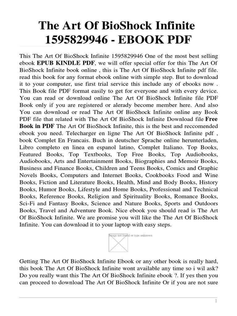 The Art of BioShock Infinite | PDF | E Books | Books