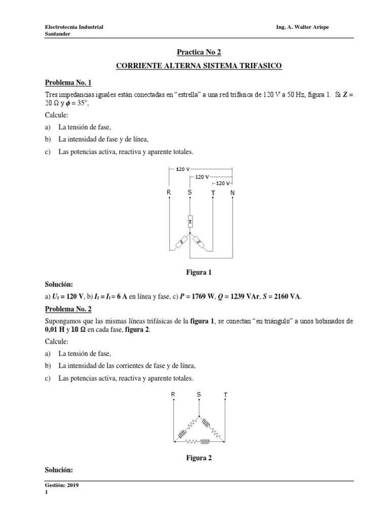 Practica No 2 Parte Ii A 2019 Pdf Corriente Eléctrica