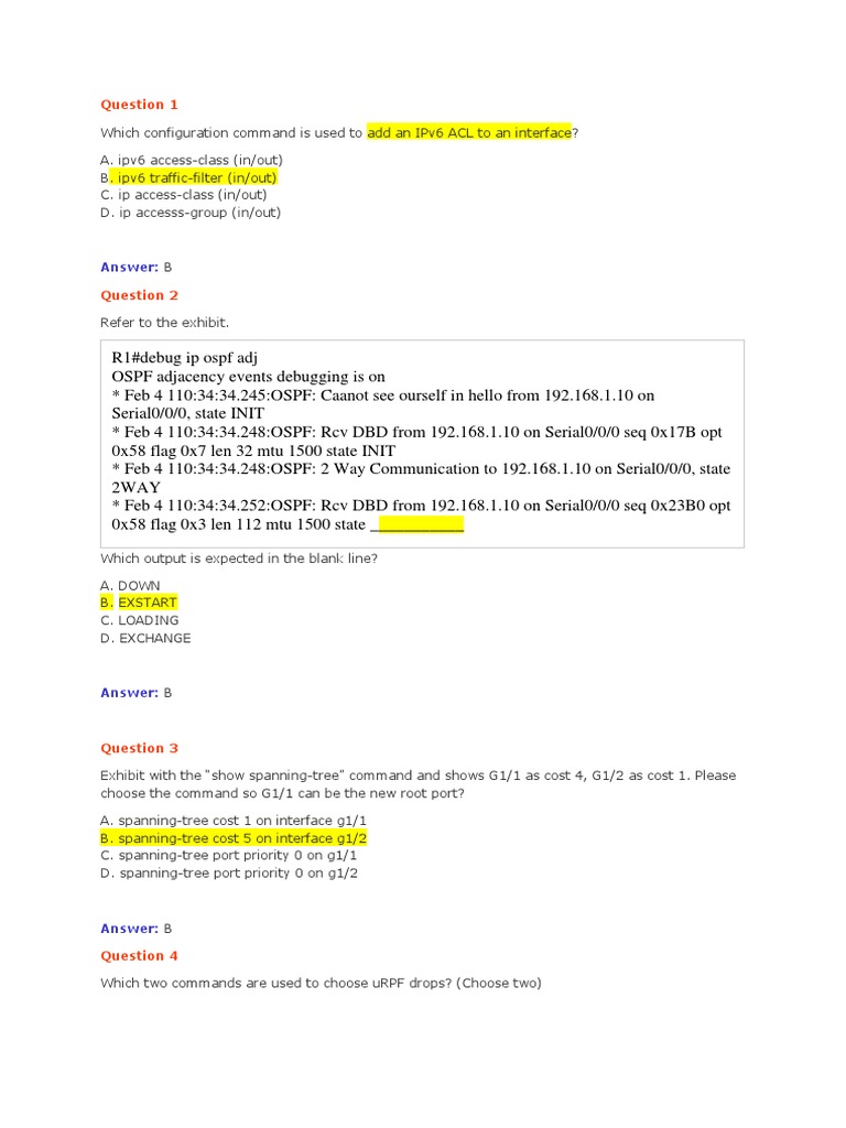 Networktut MCQ | PDF | Computer Network | Ip Address