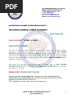 Dubai Job Offer Letter Sample 2024 | PDF | United Arab Emirates ...