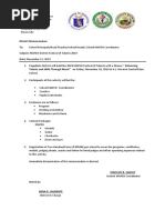 Activity Design Intramurals 2025-2026 | PDF | Learning