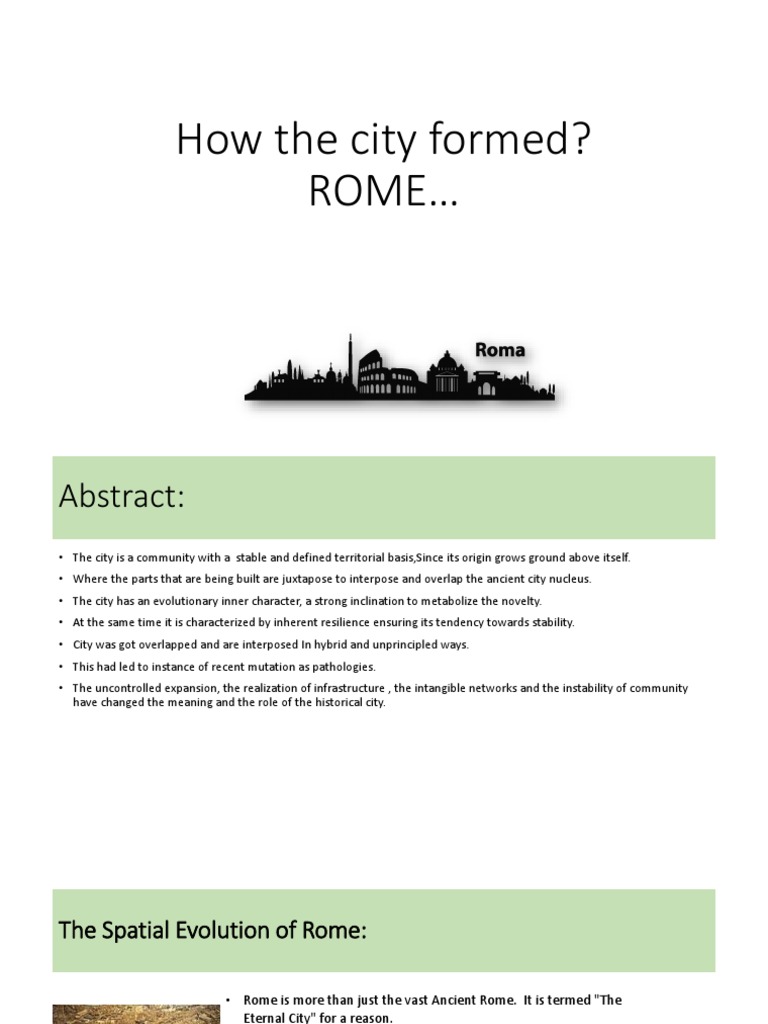 How The City Formed Pdf Download Free Pdf Roman Empire Concrete