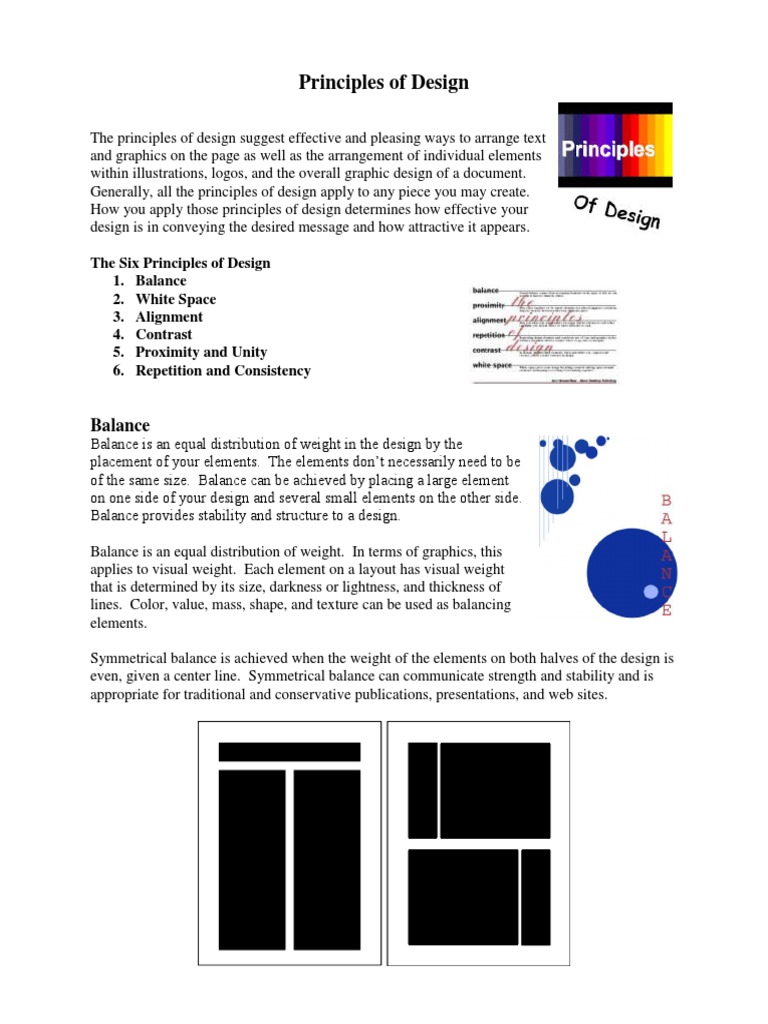 Key Principles of Graphic Design | PDF | Graphic Design | Typefaces