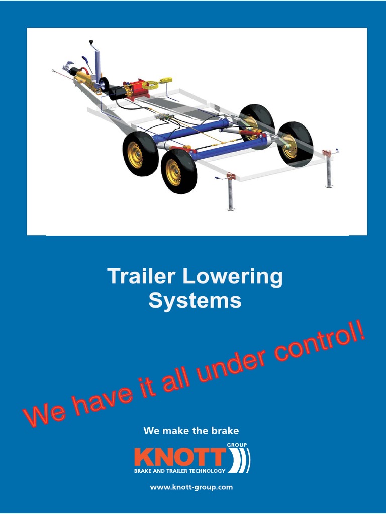 Knott - Trailer Lowering Systems | PDF | Electrical Connector | Axle