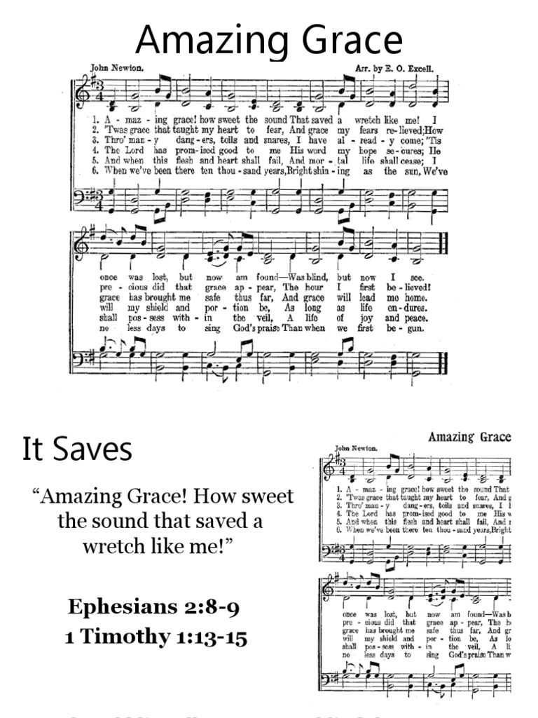 Amazing Grace | PDF | Eternal Life (Christianity) | Grace In Christianity