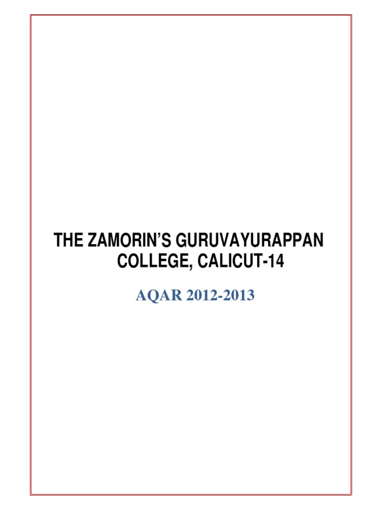 College AQAR 2012-2013 | PDF | Libraries | Curriculum