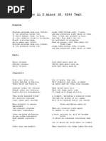 Translation of The Latin Text of Faure | PDF | Catholic Liturgy ...