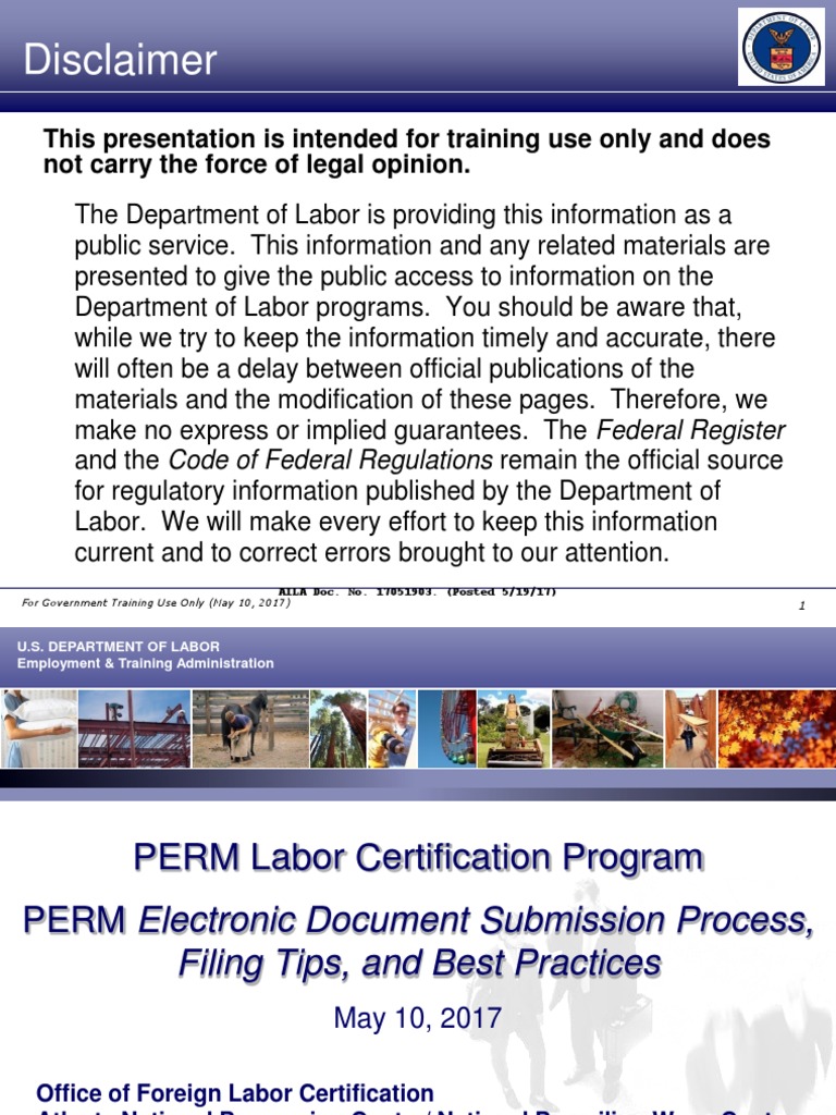 PERM Certification Filing Tips | PDF | Employment | Business