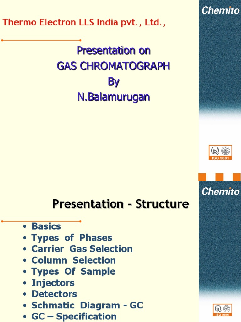 Basic GC Presentaion | PDF | Gas Chromatography | Chromatography