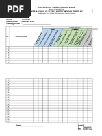 Cookery Achievement Chart | PDF | Nature