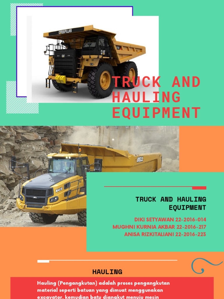 Truck and HAuling Equipment | PDF