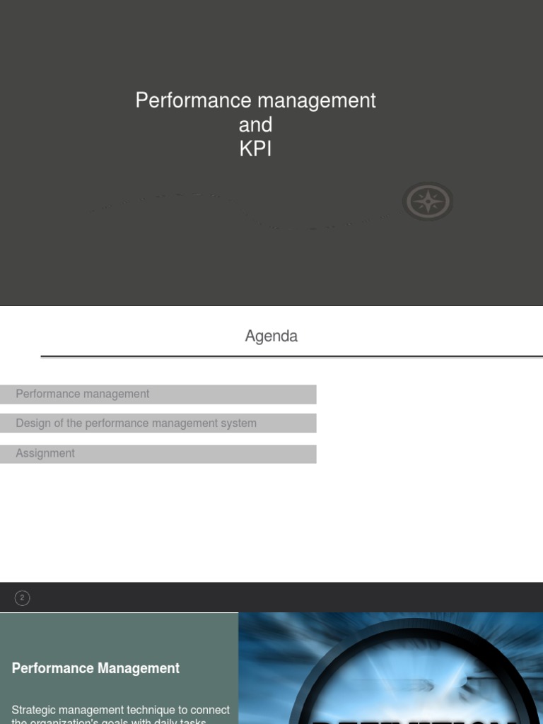 Performance Management and KPI | PDF | Performance Indicator ...