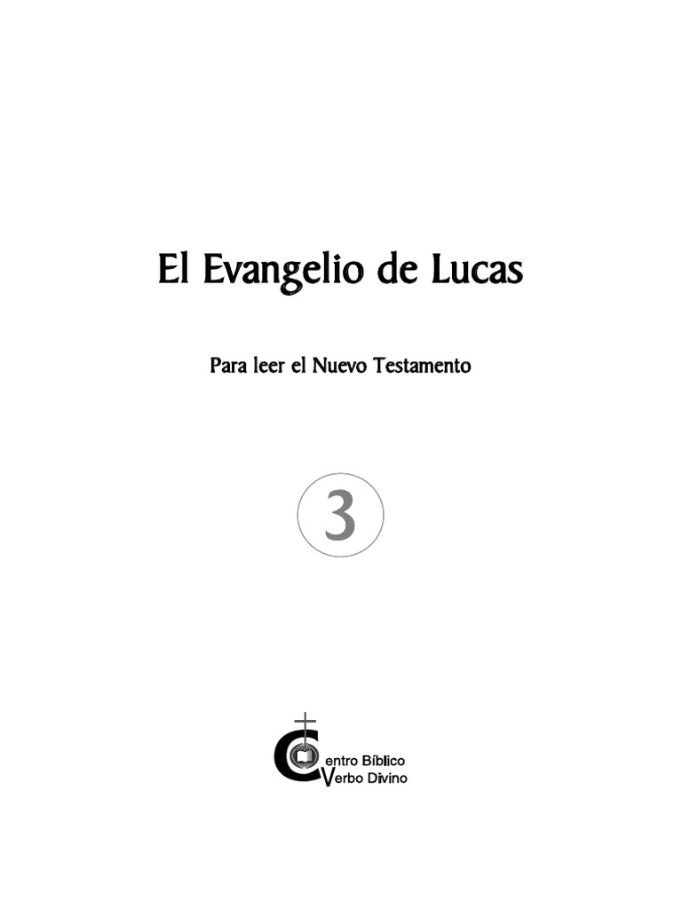 Evangelio de Lucas PDF | Descargar gratis PDF | Evangelio De Lucas | Jesús