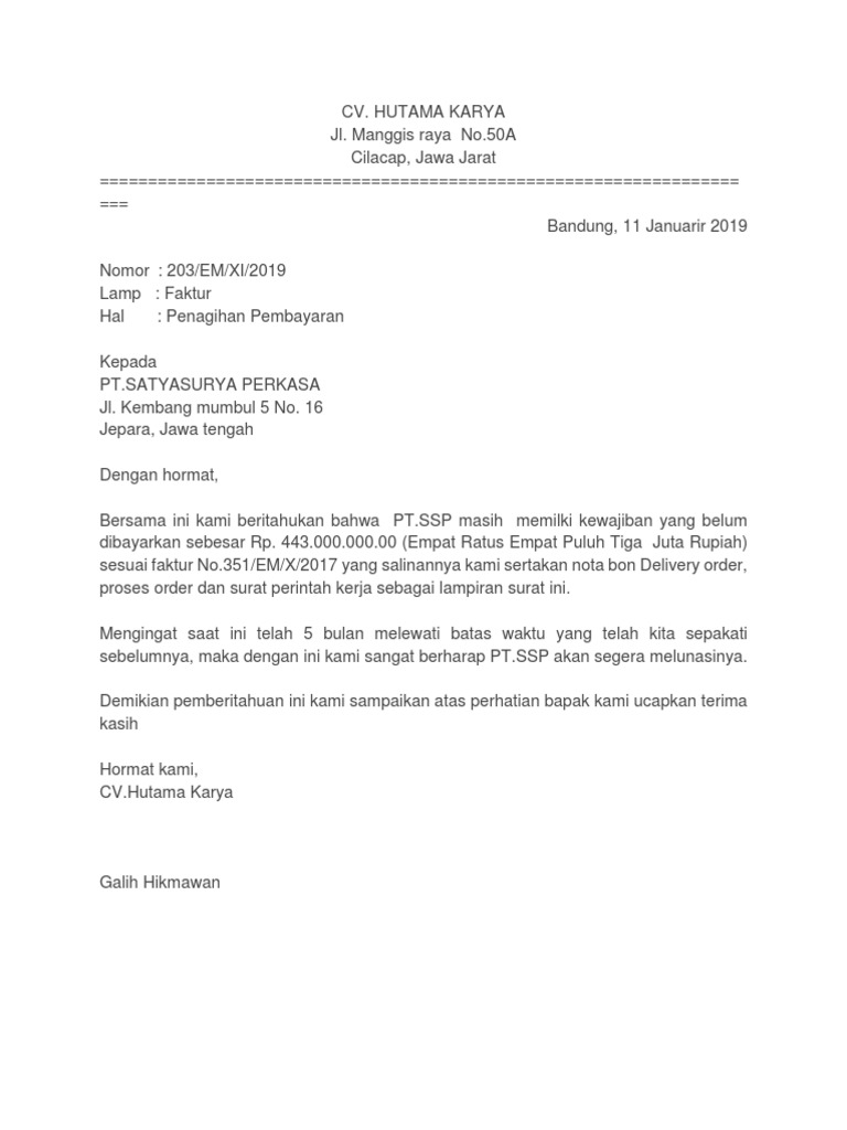 Invoice Ssp Pdf