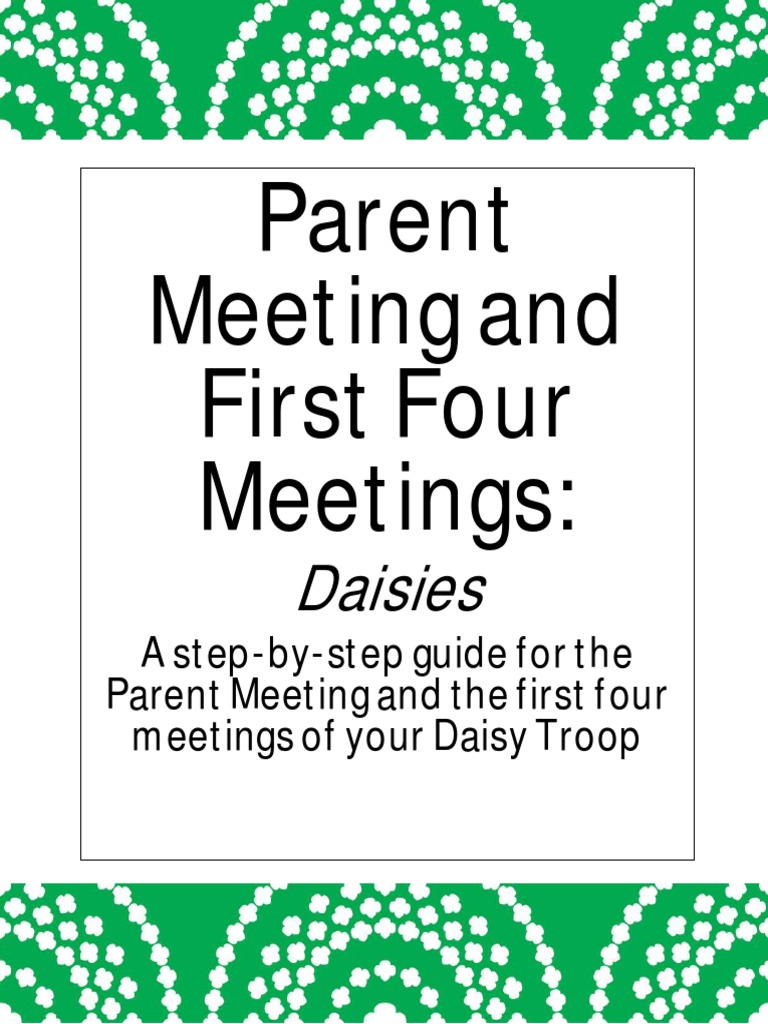 First Four Meetings Daisy PDF | Download Free PDF | Collage | Leadership