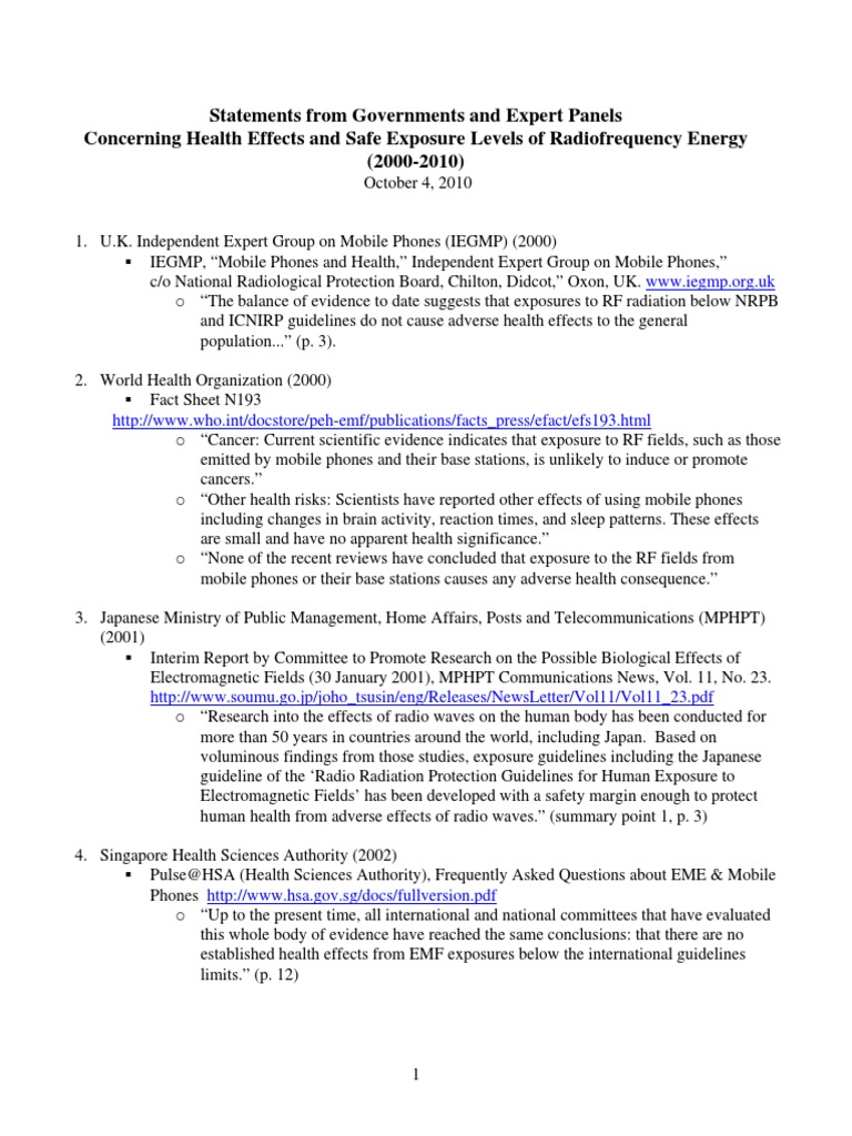 No Health Risks | PDF | Base Station | Mobile Phones