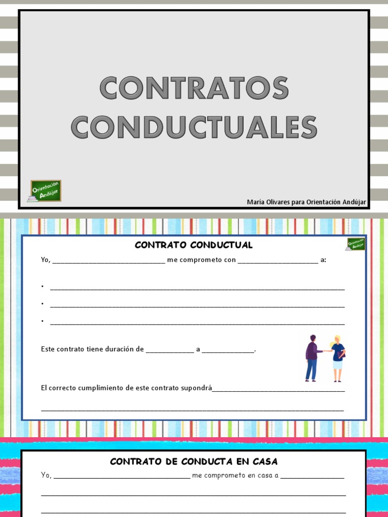 Contrato Conductual para Niños y Adolescentes | PDF